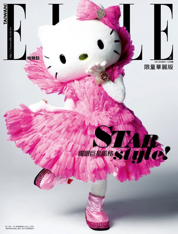 Hello Kitty Is Elle Fashion Mag's Cover Girl in Taiwan - Interest ...