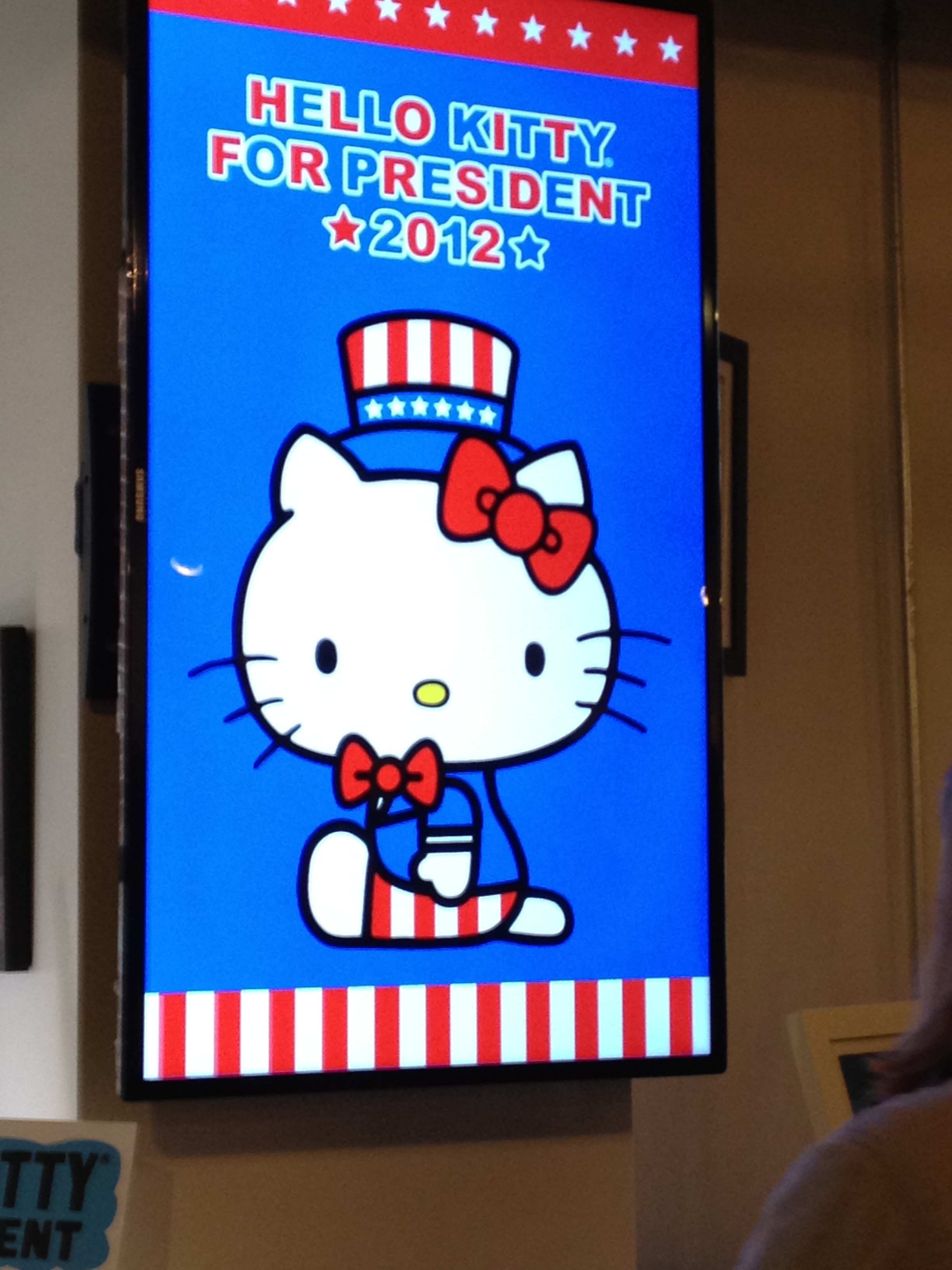 Hello Kitty Presidential Campaign Headquarters Opened in D.C ...