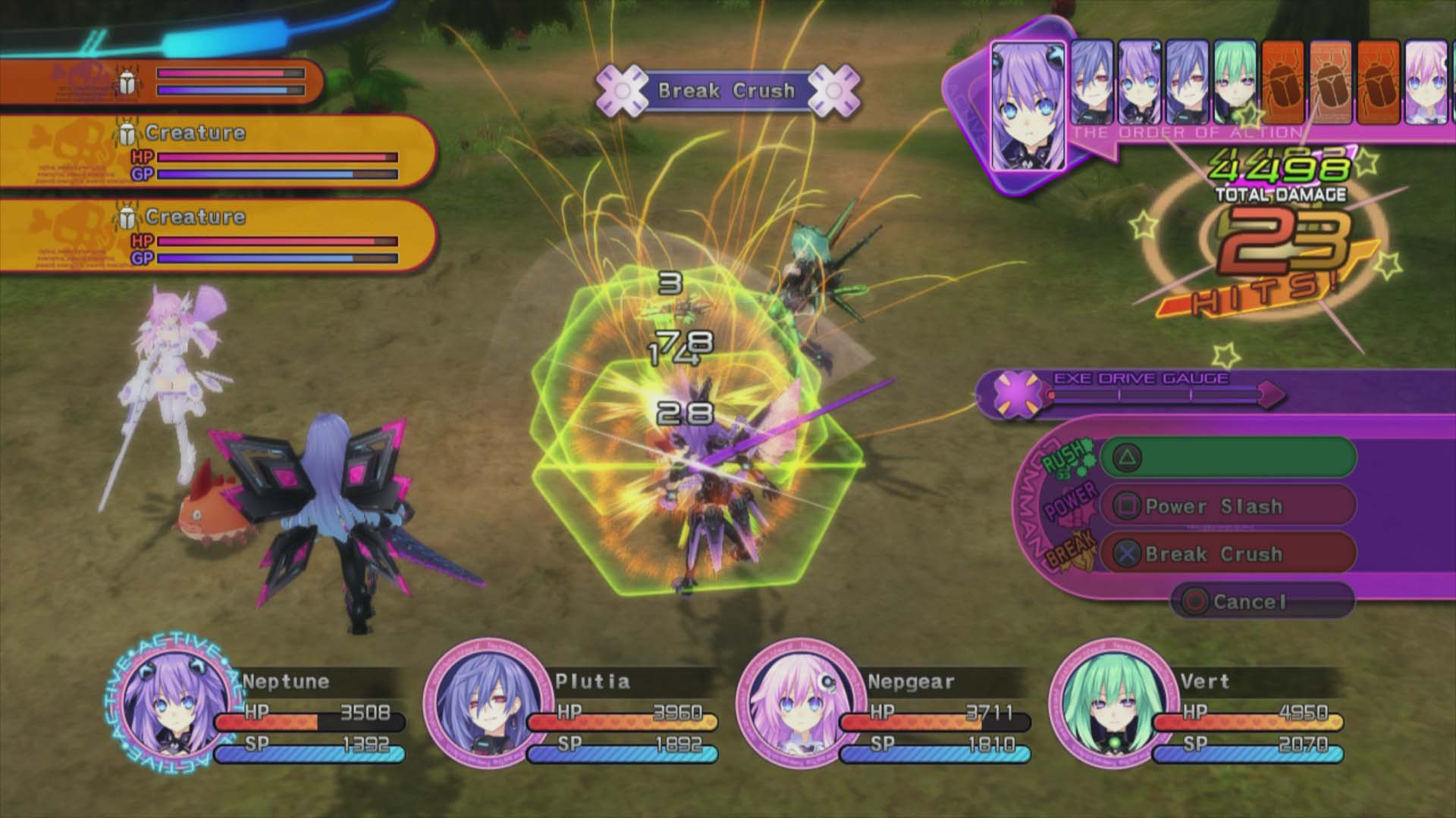 Neptunia Victory's English Dub Previewed in Gameplay Videos (Updated ...