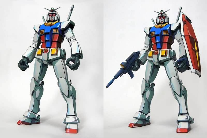 Gunpla Fan Turns Gundam Model Into A 2D Illustration - Interest - Anime ...