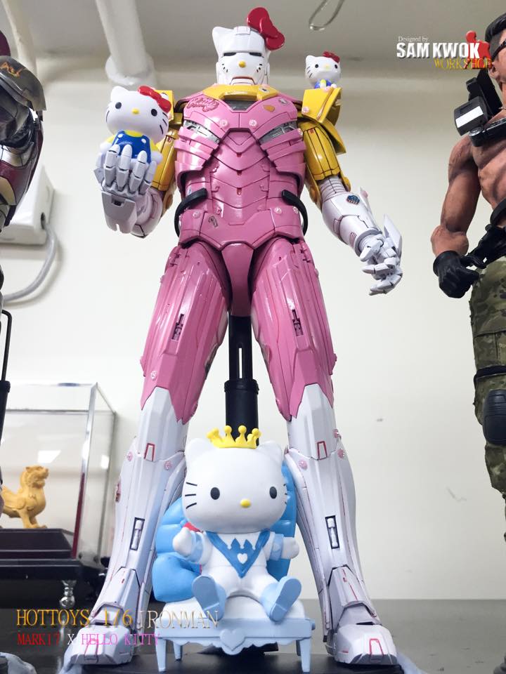 Fan Mashes Up Iron Man With Gundam, Evangelion, Hello Kitty, Optimus ...