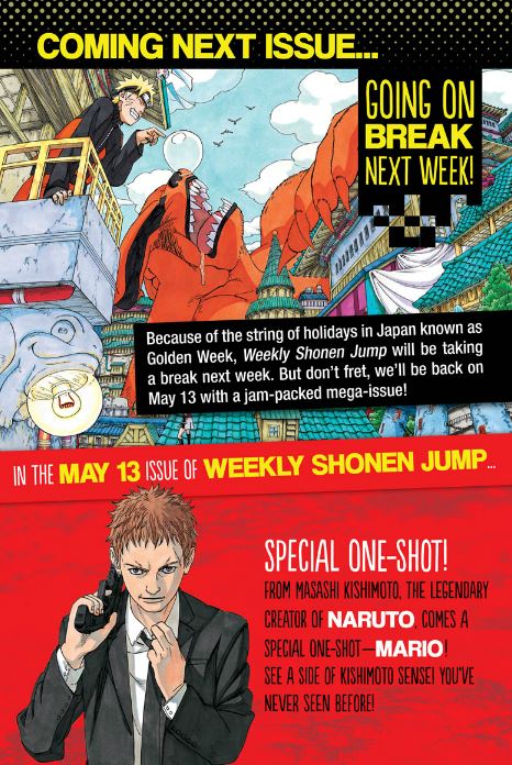 Viz's Shonen Jump to Run 'Mario' 1-Shot by Naruto's Kishimoto - News ...