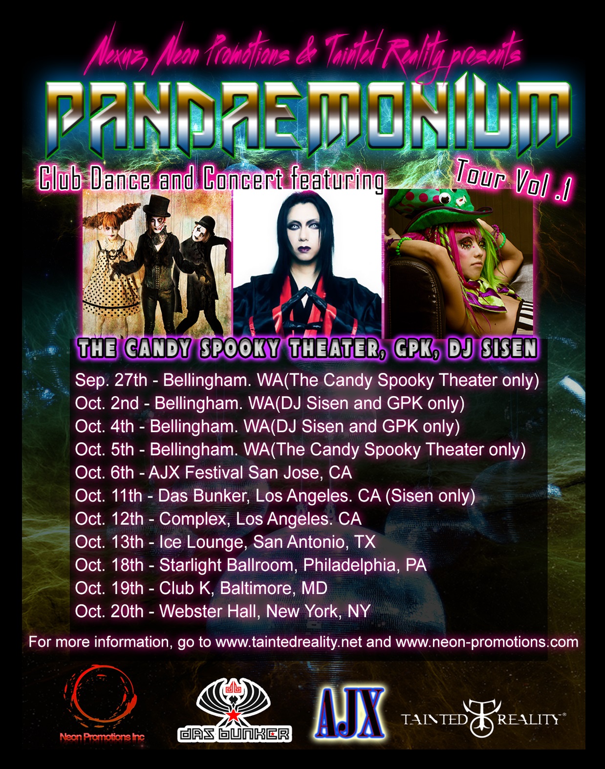 The Candy Spooky Theater, GPK, and DJ SiSeN Headline The Pandemonium ...