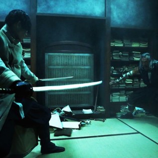 Live-Action Rurouni Kenshin Sequels' Photos Preview Aoshi vs. Okina ...