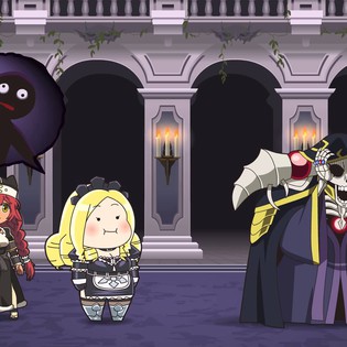 Overlord Chibi Character Anime's 4th Episode Streamed - News - Anime ...
