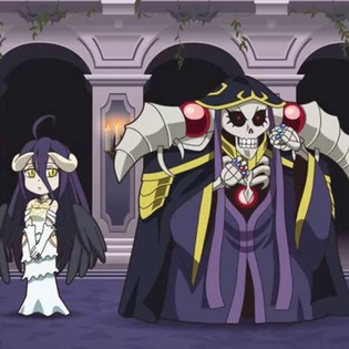 Overlord Chibi Character Anime's 3rd Episode Streamed - News - Anime ...