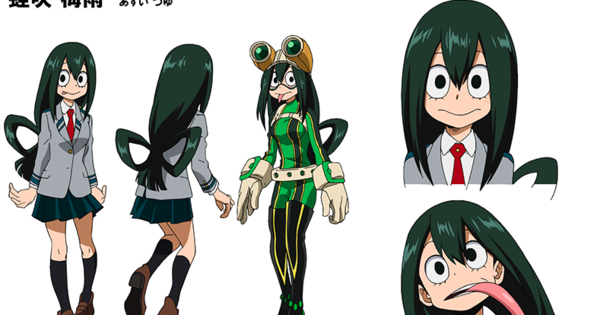 My Hero Academia Reveals Character Designs For Tsuyu Asui, Minoru ...