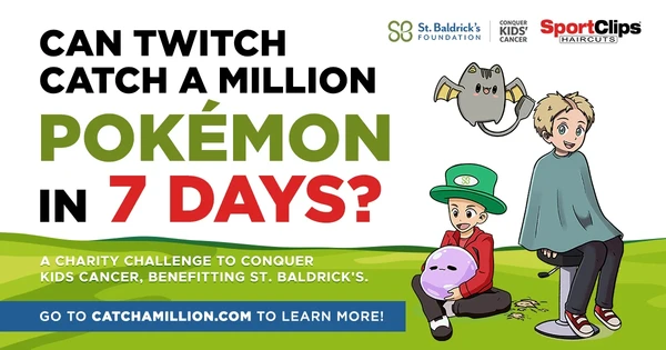 Streamers Aim to Catch 1 Million Pokémon to Fund Childhood Cancer ...