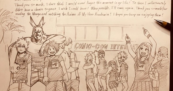 My Hero Academia's Kōhei Horikoshi Gets Hero's Welcome at San Diego ...