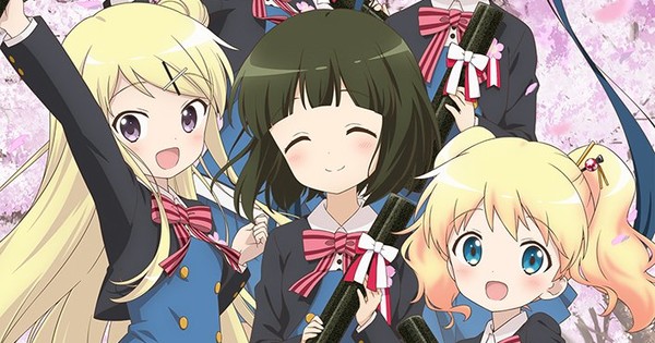 Kin-iro Mosaic Anime Film's Key Visual Reveals Summer Opening - News ...