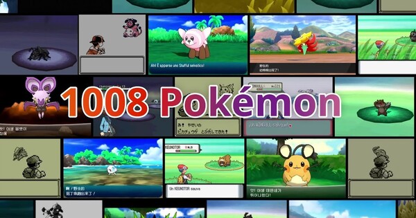 Pokémon Franchise Celebrates 1,008 Pokémon With New Video - Interest ...