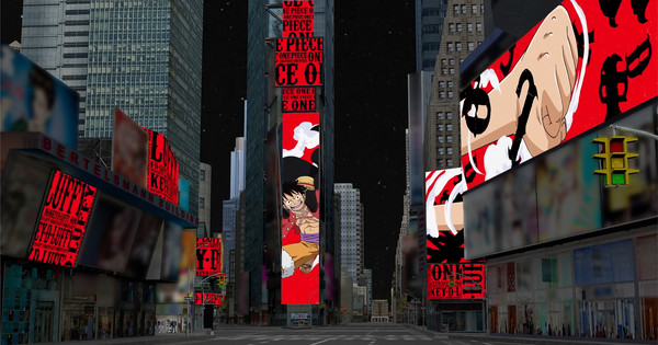 Times Square Turns Red on October 8 for One Piece Film Red - Interest ...