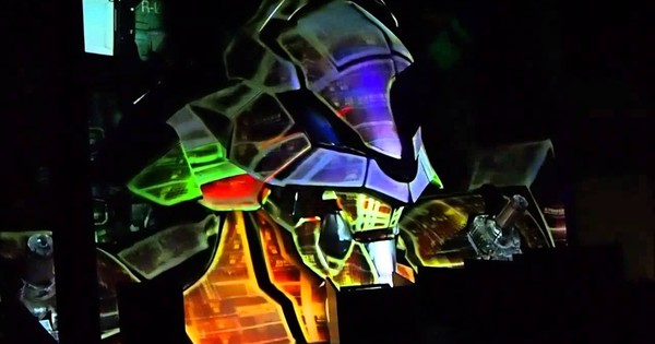 Unit-01 Projection Mapping Show Previewed in Video Clip - Interest ...