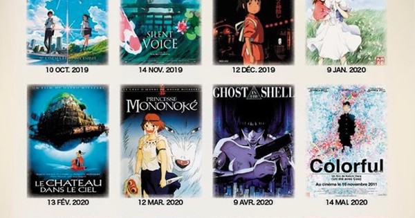 Les Ciné CGR programment 12 films d'animation japonais d'octobre à ...