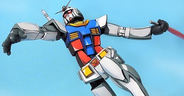 Gunpla Fan Turns Gundam Model Into A 2D Illustration - Interest - Anime ...