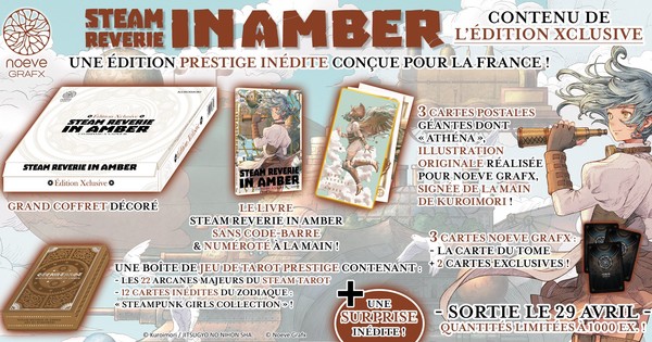 Noeve dévoile les 3 éditions de l'artbook Steam Reverie in Amber ...