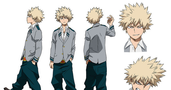 My Hero Academia Anime Reveals Katsuki Bakugō's Color Design - News ...
