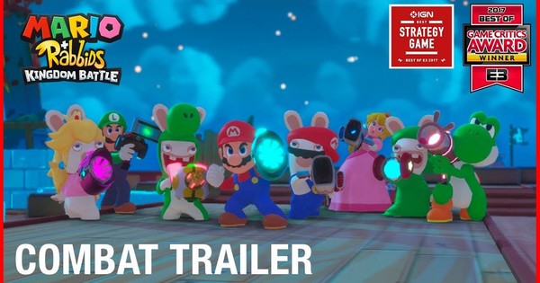 Mario + Rabbids Kingdom Battle Game's Combat Trailer Streamed - News ...