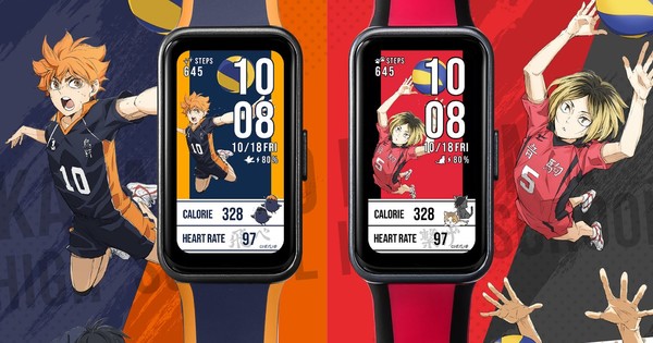 Haikyu!! Smartwatches Change Characters Depending on Numbers of Steps ...