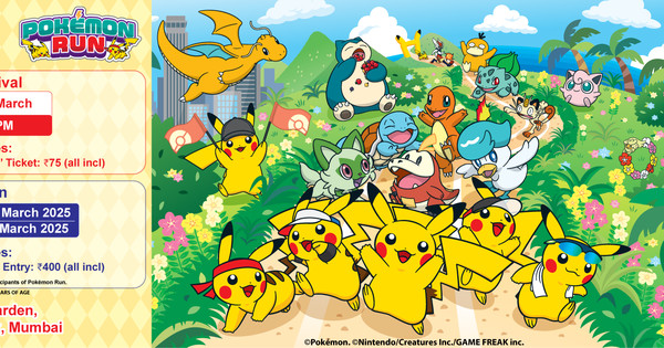 Pokémon Carnival, Pokémon Run Open Registrations for Mumbai Event ...