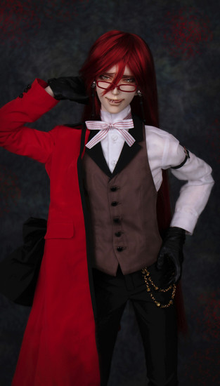 Play With Black Butler: Book of Circus' Grell Doll for US$1,464 ...