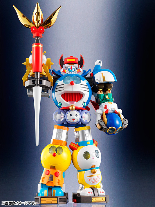 Doraemon & Other Fujiko Creations Combine Into Formidable Cat-Mecha Toy ...