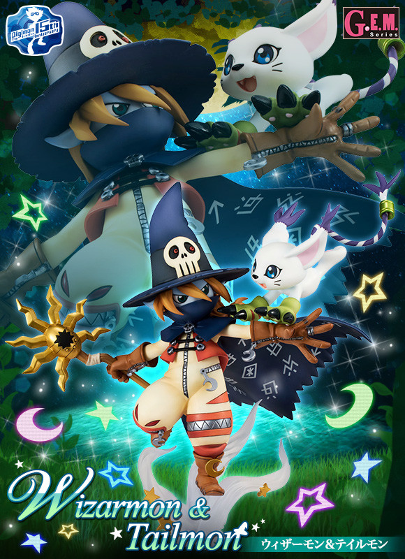 Digimon GEM Figure Line Adds Wizardmon & Gatomon, Garurumon & Yamato ...