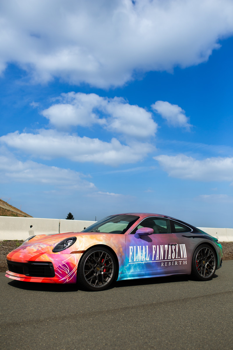 Final Fantasy VII Rebirth Game Drives to Dream with Porsche in Short ...