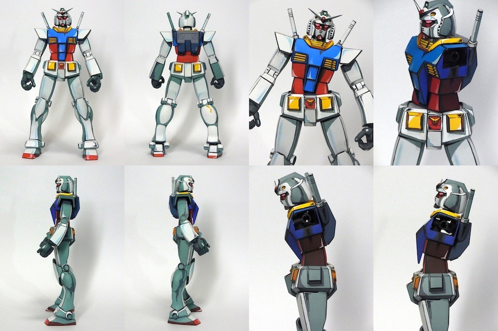 Gunpla Fan Turns Gundam Model Into A 2D Illustration - Interest - Anime ...