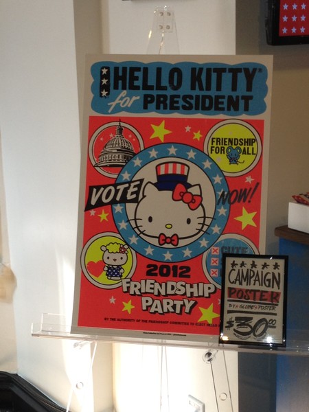 Hello Kitty Presidential Campaign Headquarters Opened in D.C ...