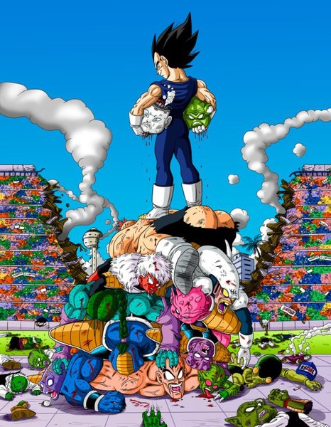 Fan Art Catalogs Dragon Ball Z Character's Kill Counts - Interest ...