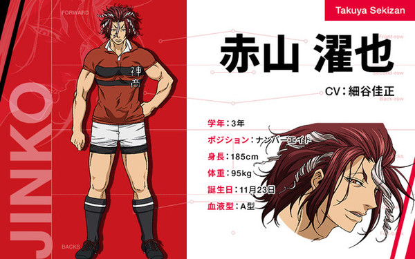 All Out!! Rugby Anime Casts Kōdai Sakai, Daiki Kobayashi, Daiki Hamano ...