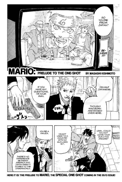 Viz's Shonen Jump to Run 'Mario' 1-Shot by Naruto's Kishimoto - News ...