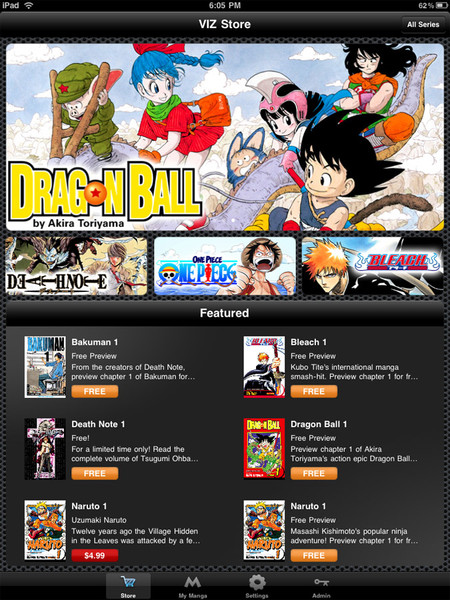 Viz Media Launches Free Viz Manga iPad App - Anime News Network