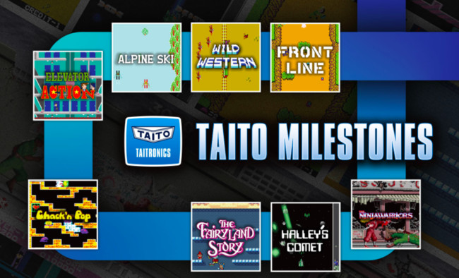 Taito Reveals Taito Milestones Classic Game Collection for Switch ...