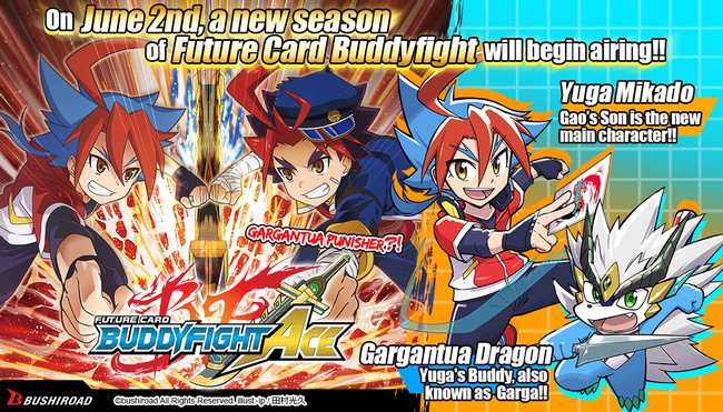 Future Card Buddyfight Anime Gets New Series Premiering on June 2 ...